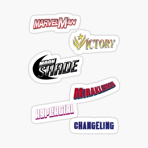 "The MAXIMUMS superhero name headers" Sticker for Sale by MarveIman ...