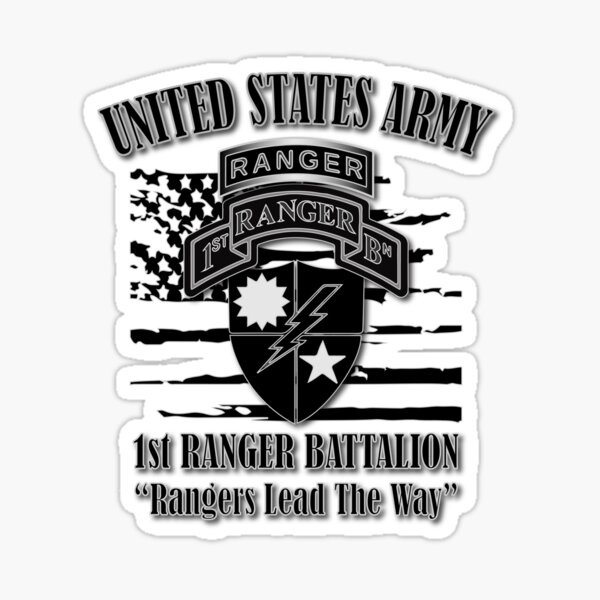 "1st Ranger Battalion- Rangers Lead The Way" Sticker for Sale by ...