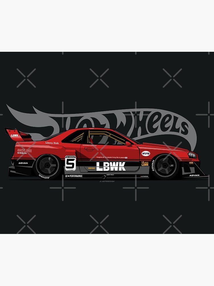 "Nissan Skyline GTR R34 Liberty Walk Super Silhouette Hotwheels" Art ...