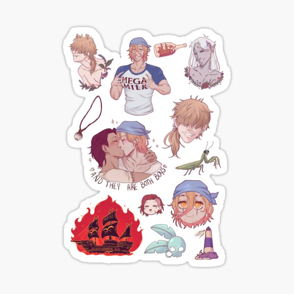 "TIMs OC Sticker sheet " Sticker for Sale by InvisibleMus3um | Redbubble