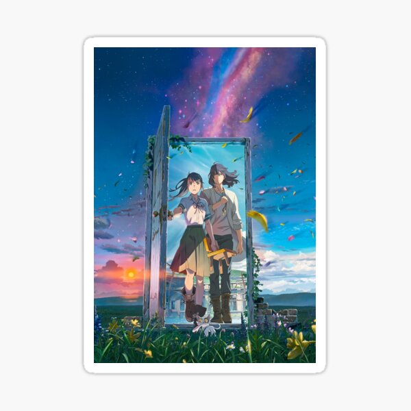 "Suzume no Tojimari" Sticker for Sale by OtakuWord | Redbubble
