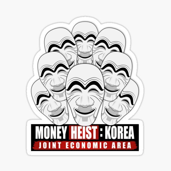"Mask Logo Money Heist - English version" Sticker for Sale by ...