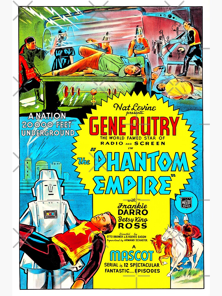 "The Phantom Empire (1935) Classic Movie " Sticker for Sale by ...