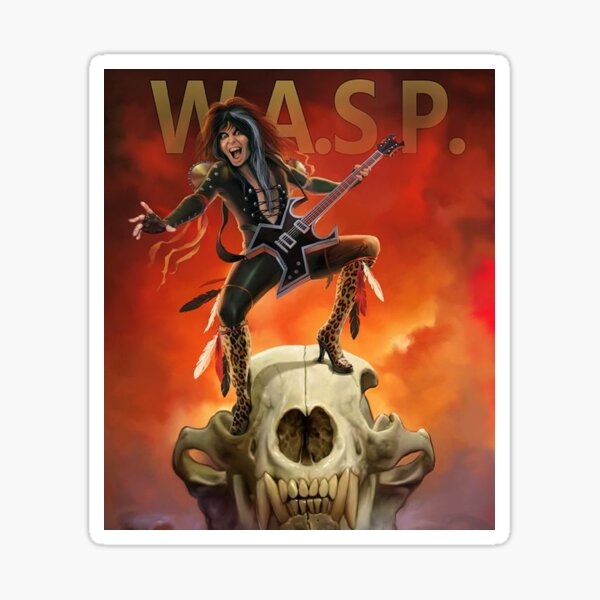 "WASP Band" Sticker for Sale by Kokomi22 | Redbubble