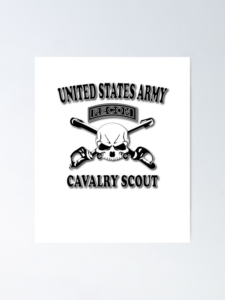 Us Army Cavalry Scout Logo Custom Name US Army MOS 19D Cavalry Scout
