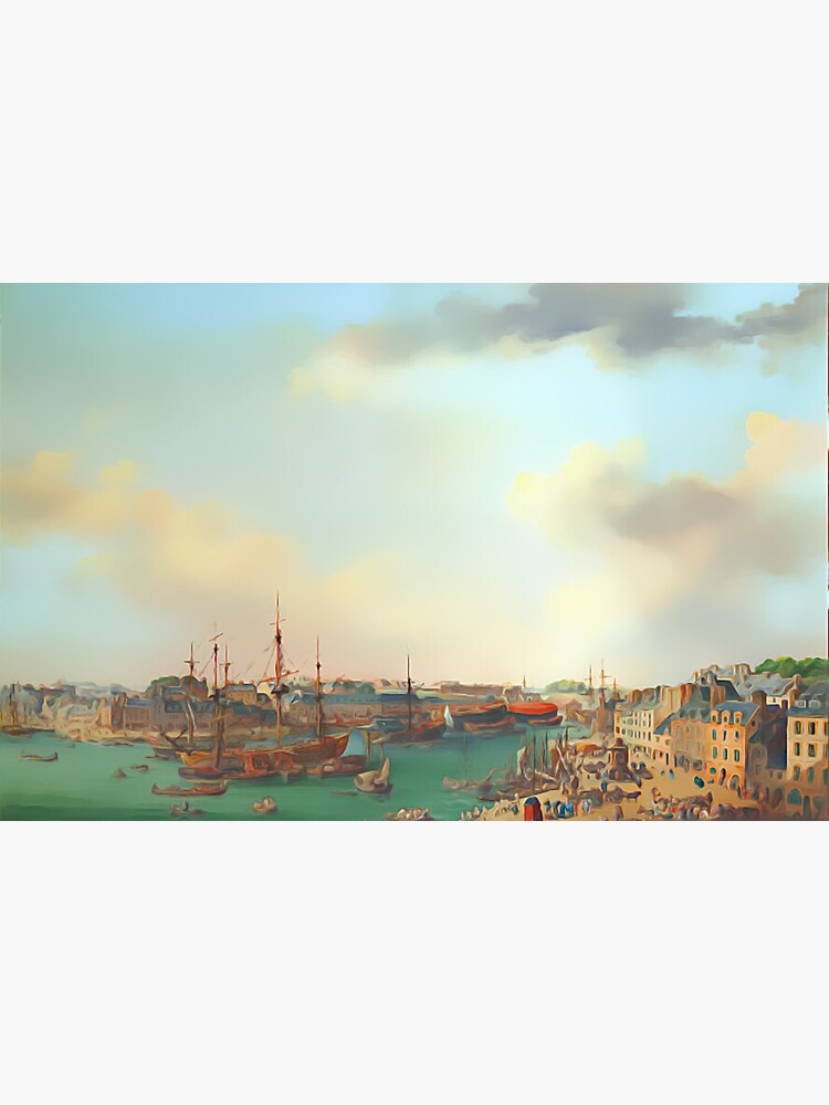 "The Port" Sticker for Sale by DeltaArtDesigns | Redbubble