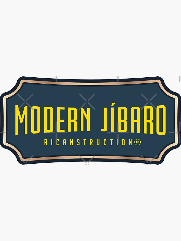 "MODERN JIBARO" Sticker for Sale by URBANGODZ | Redbubble