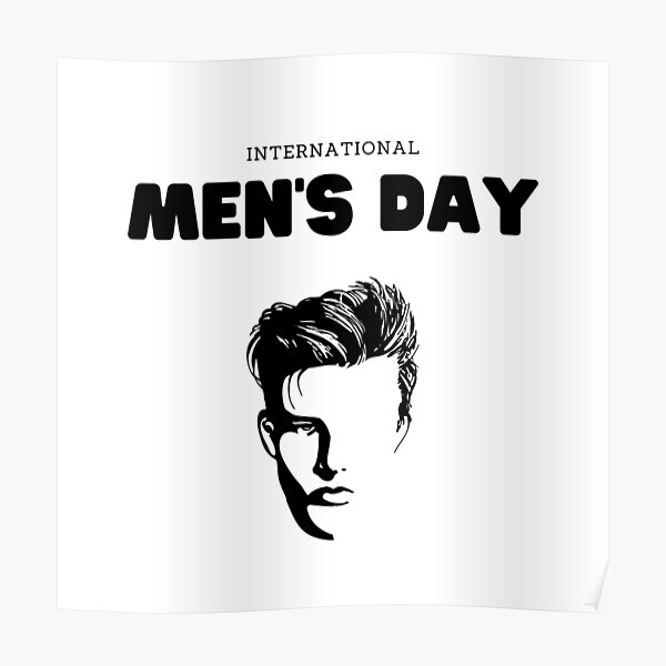 "International Men's Day (Man Face)" Poster for Sale by Yourchoice0 ...