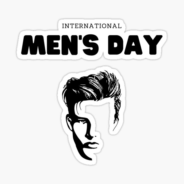 "International Men's Day (Man Face)" Sticker for Sale by Yourchoice0 ...