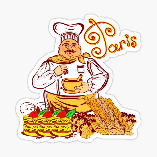 "Paris Baker" Sticker for Sale by BrianUK | Redbubble