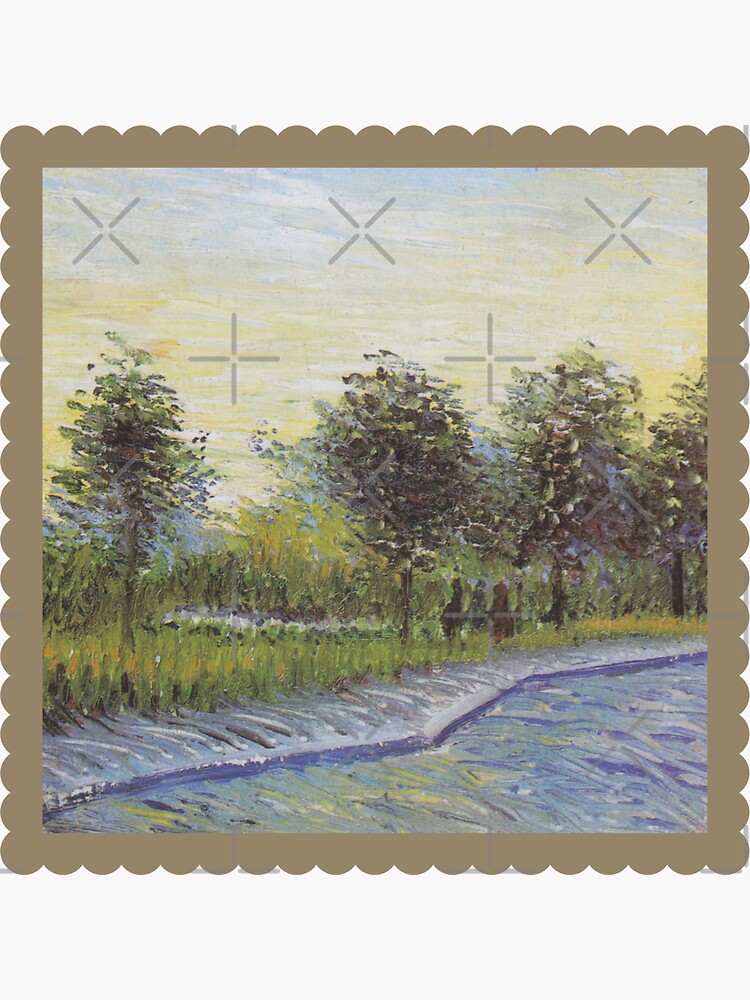 "Van Gogh Original Starry Night" Sticker for Sale by ABDFRshipp | Redbubble