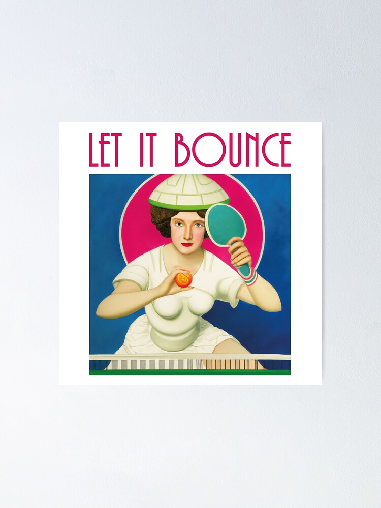 "Glamorous Pickleball Female Player Painting - Let It Bounce Meme ...