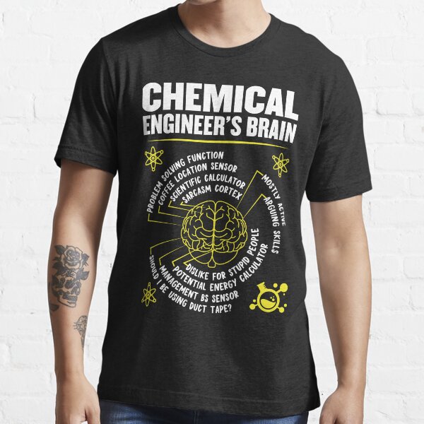 "Chemical Engineer's Brain Chemical Engineering Gift Funny Chemical ...