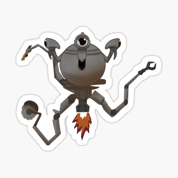 "Fallout 4 Codsworth/Mr. Handy" Sticker for Sale by ForceCaptinJune ...
