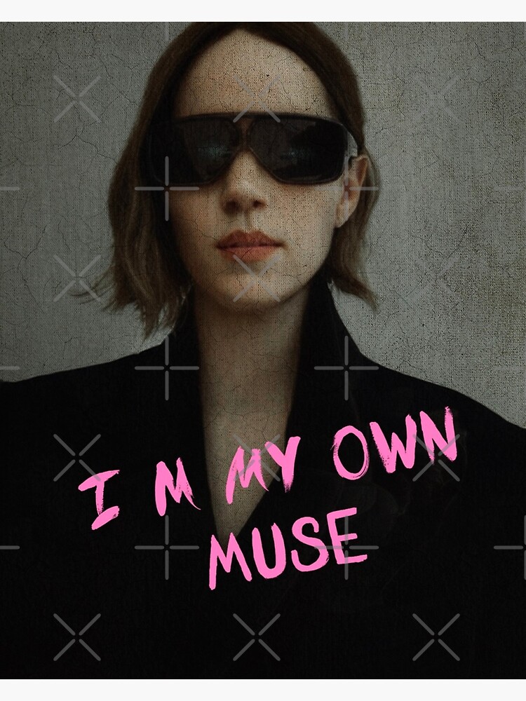 I’m My Own Muse”…Quote. Canvas Portrait. Cool Woman With Sunglasses ...