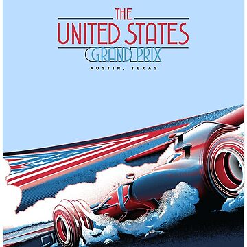 "UNITED STATES : Abstract Grand Prix Auto Advertising Print" Poster for ...