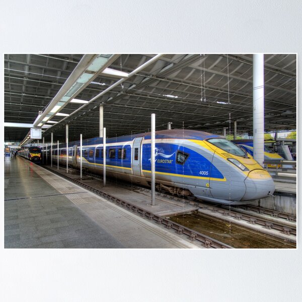"St Pancras Velaro" Poster for Sale by hawkie | Redbubble