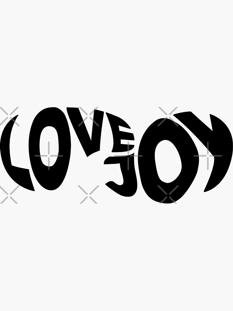 "Lovejoy Logo" Sticker for Sale by UnluckyPanda | Redbubble