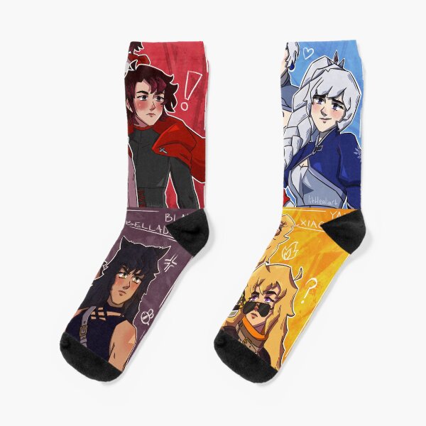 "RWBY Together Design" Socks for Sale by littlealiart | Redbubble