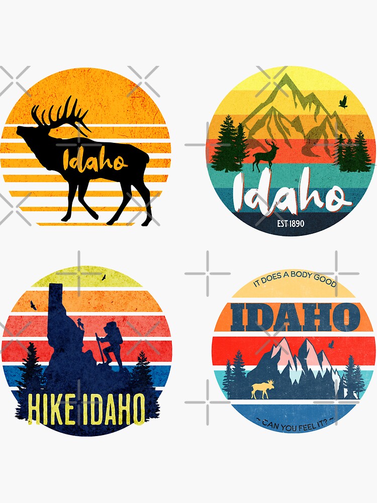 "Idaho Sticker Bundle" Sticker for Sale by rrsum | Redbubble