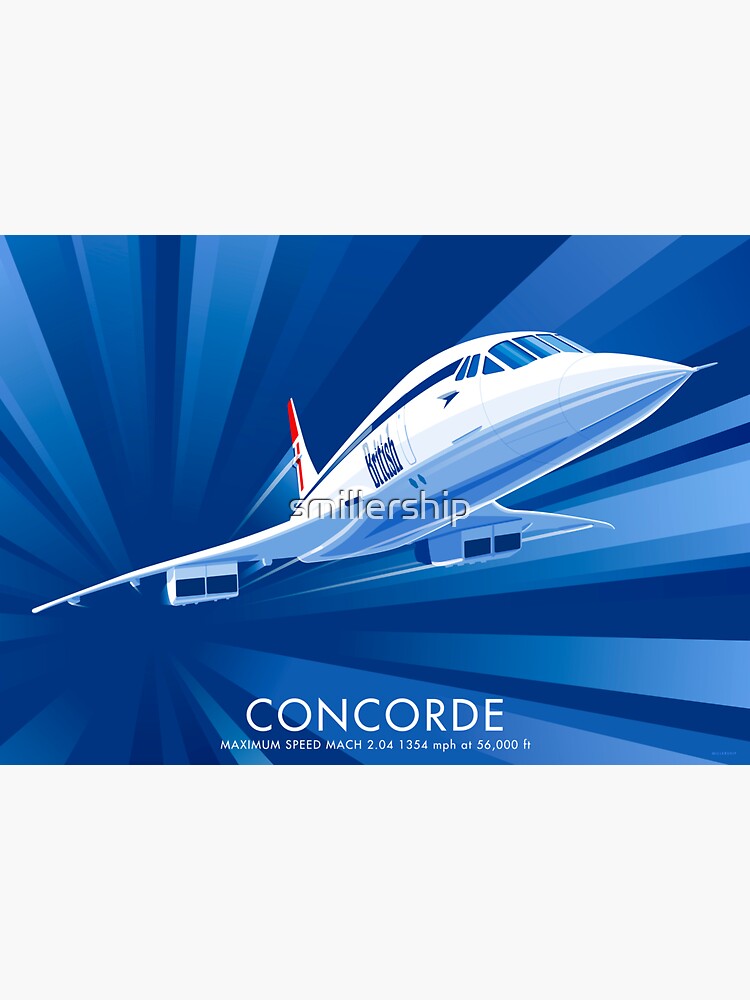 "Concorde" Sticker for Sale by smillership | Redbubble