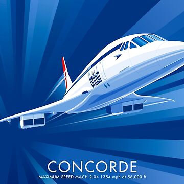 "Concorde" Postcard for Sale by Stephen Millership | Redbubble