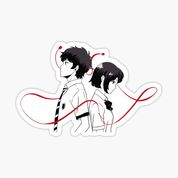 Your Name Anime Kimi No Nawa Sticker For Sale By Duatdawn Redbubble