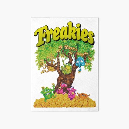 Lámina rígida «Todos los personajes de cereales de The Freakies, su ...