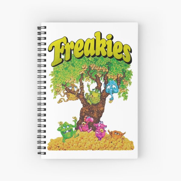 Cuaderno de espiral «Todos los personajes de cereales de The Freakies ...