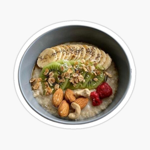 "Breakfast Oat" Sticker for Sale by Kito-Kato | Redbubble