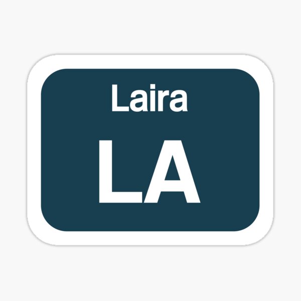 "Laira Depot Logo Sticker" Sticker for Sale by RailGoods | Redbubble