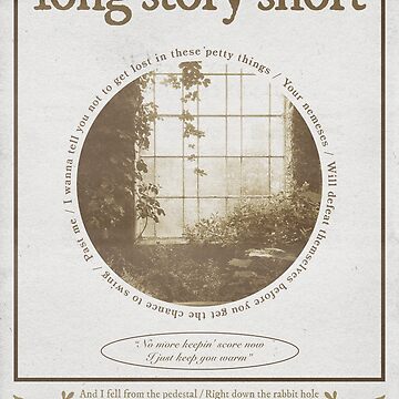 "Long Story Short" Poster for Sale by lgsketches | Redbubble