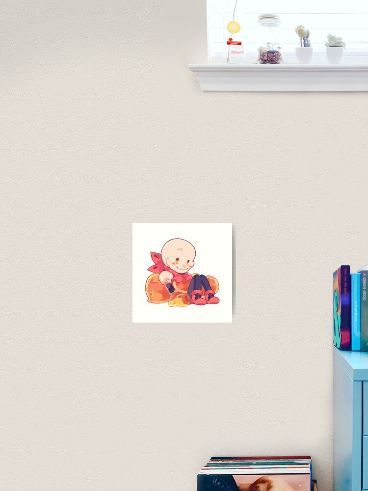 "Chibi Papyrus - Undertale" Art Print for Sale by Orbzforme | Redbubble