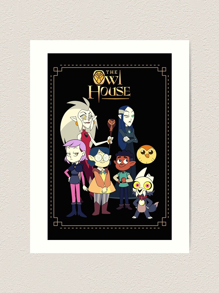 "The owl house. Owl house logo the characters" Art Print for Sale by ...