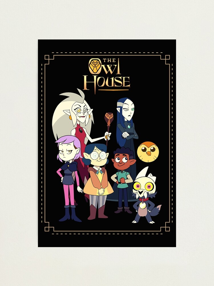 "The owl house. Owl house logo the characters" Photographic Print for ...