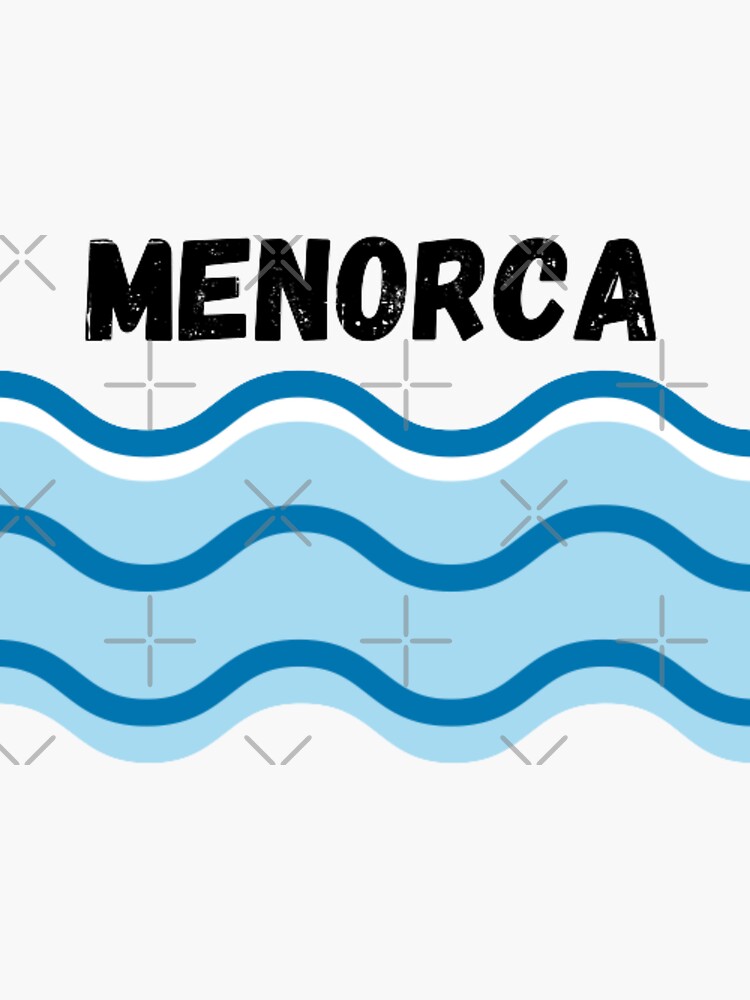 "Menorca, balearic island Spain " Sticker for Sale by Sanaura | Redbubble