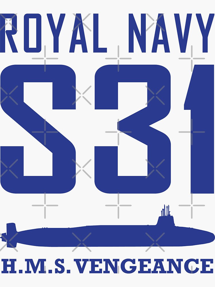 "HMS Vengeance - Royal Navy" Sticker by CoolDesignsUK | Redbubble