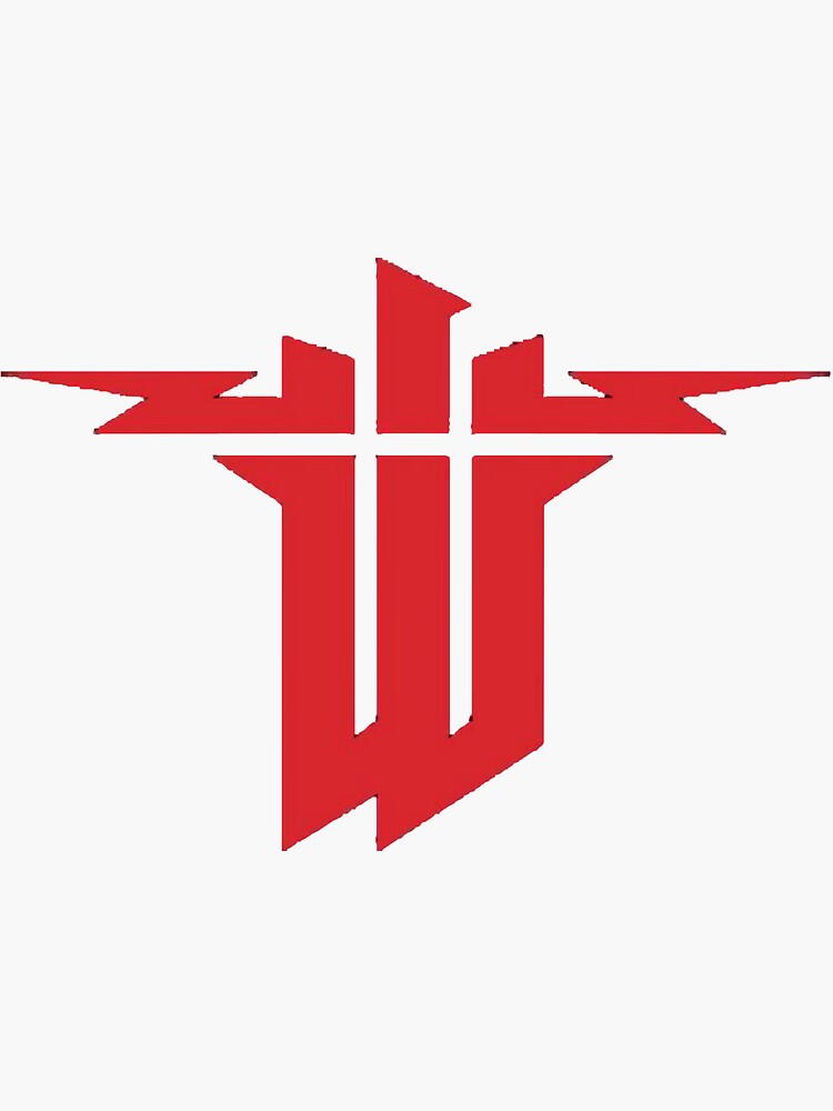 "Wolfenstein" Sticker for Sale by BarbaraTrice | Redbubble