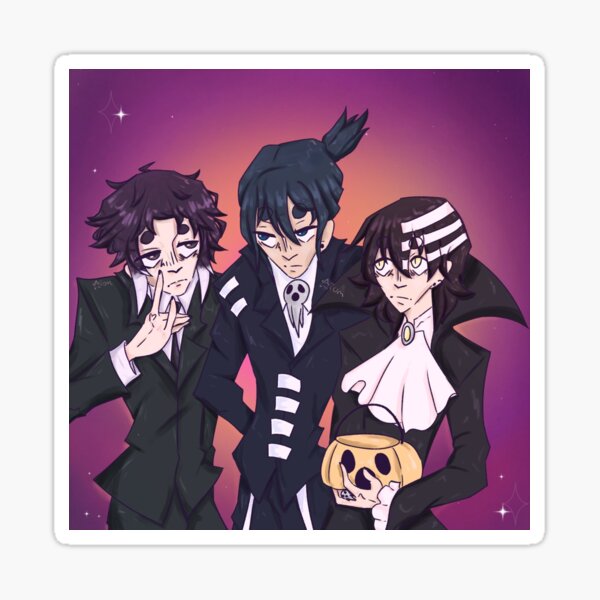 "Trio" Sticker for Sale by Atoms-star-shop | Redbubble