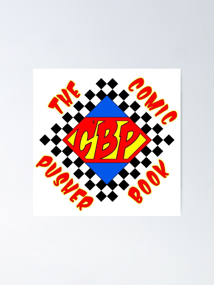 "The Comic Book Pusher Logo" Poster for Sale by comicsclub | Redbubble