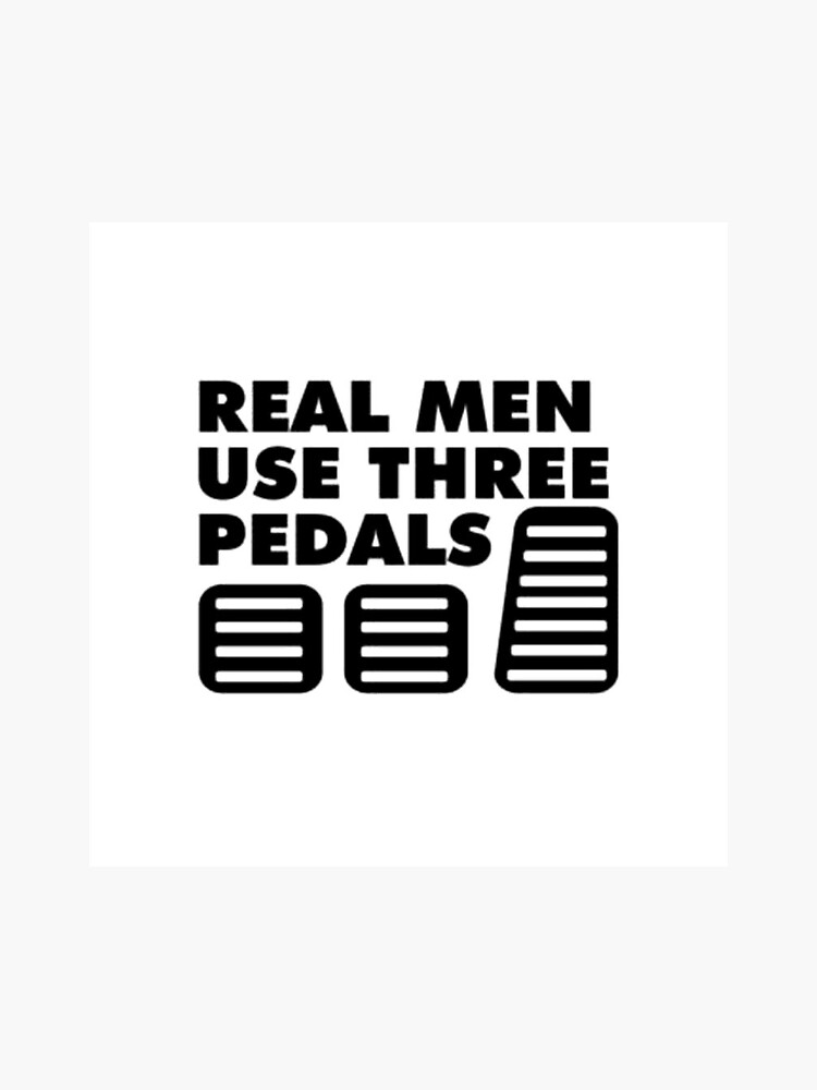"clutch pedal meme" Sticker for Sale by druenat | Redbubble