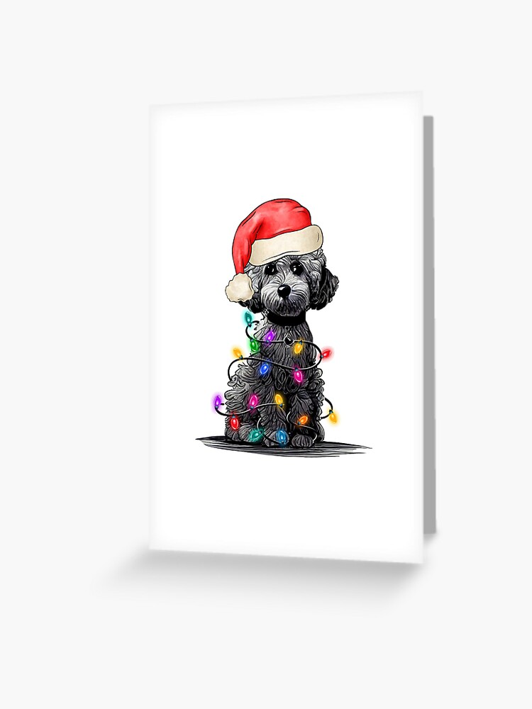 "Groodle funny christmas dog" Greeting Card for Sale by ARMIN0 | Redbubble
