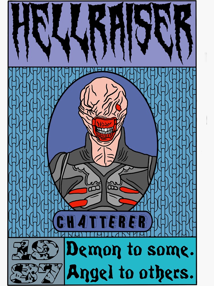"Chatterer" Sticker for Sale by motelgemini | Redbubble