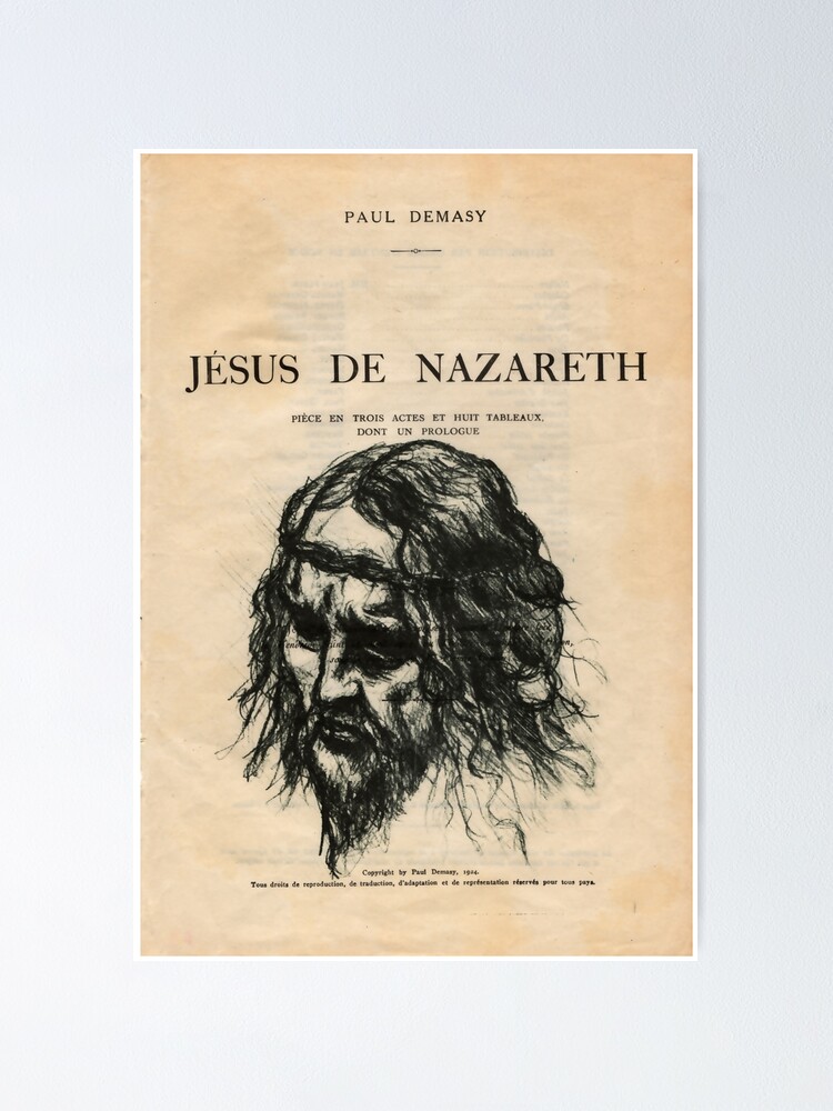 "Jesus of Nazareth" Poster for Sale by lapetiteart | Redbubble