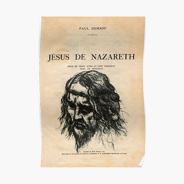 "Jesus of Nazareth" Poster for Sale by lapetiteart | Redbubble