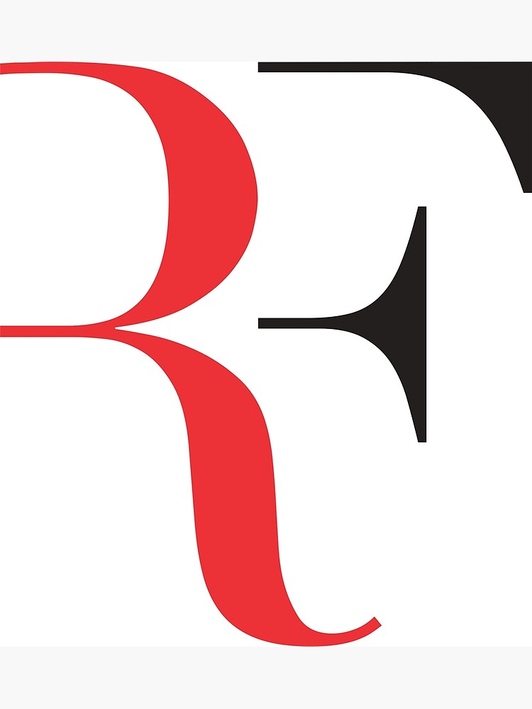 "roger federe logo" Poster for Sale by nyairatoe | Redbubble
