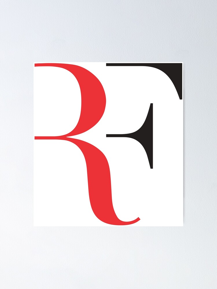 "roger federe logo" Poster for Sale by nyairatoe | Redbubble