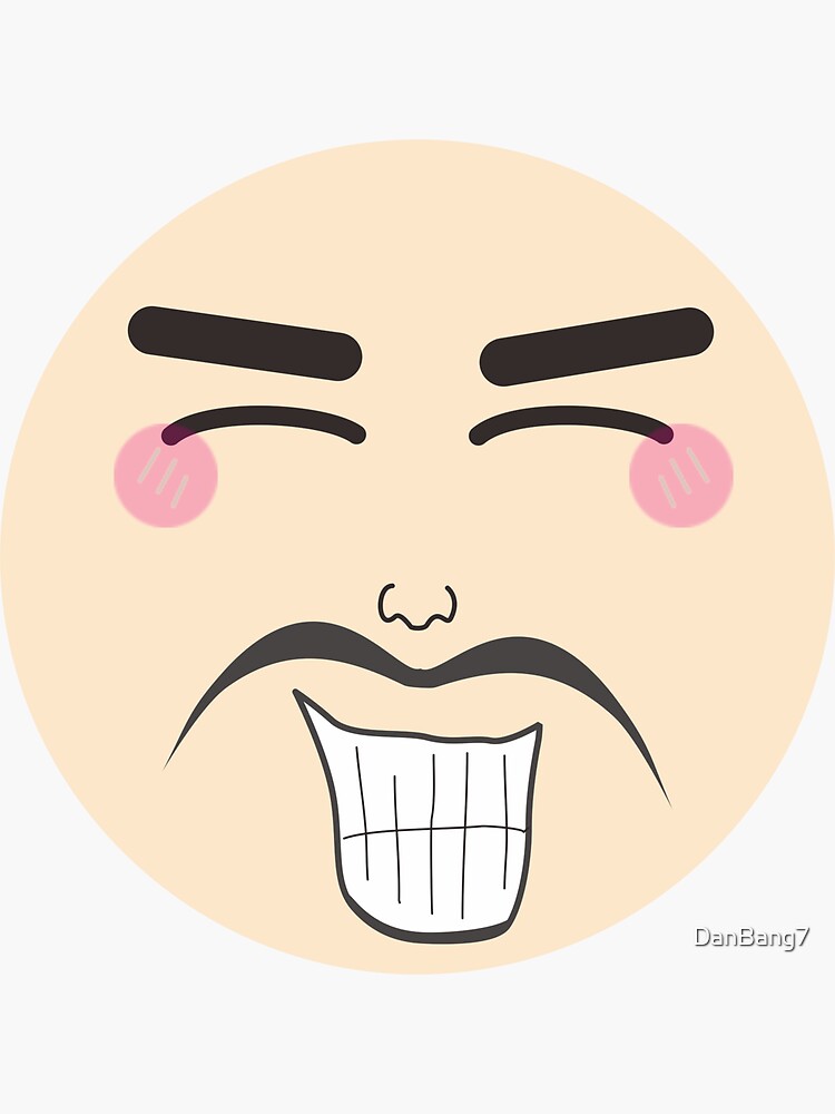 "Mr.Circle Ci-8 : smile smile" Sticker for Sale by DanBang7 | Redbubble