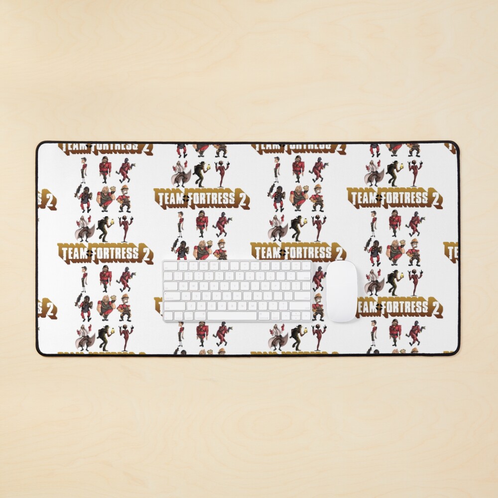 "Team Fortress 2 - All Characters / Classes with TF2 Logo" Duvet Cover ...