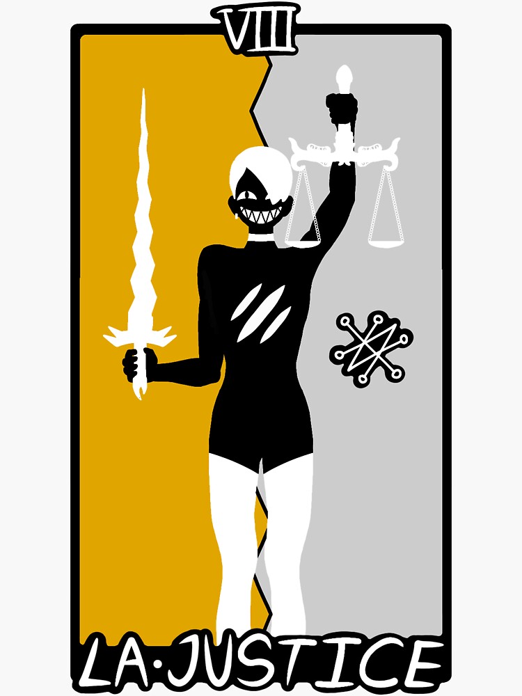 "Justice" Sticker for Sale by TricoAshe | Redbubble